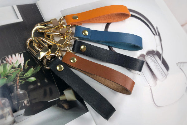 Leather Keychains, Keyring – L&S LEATHER