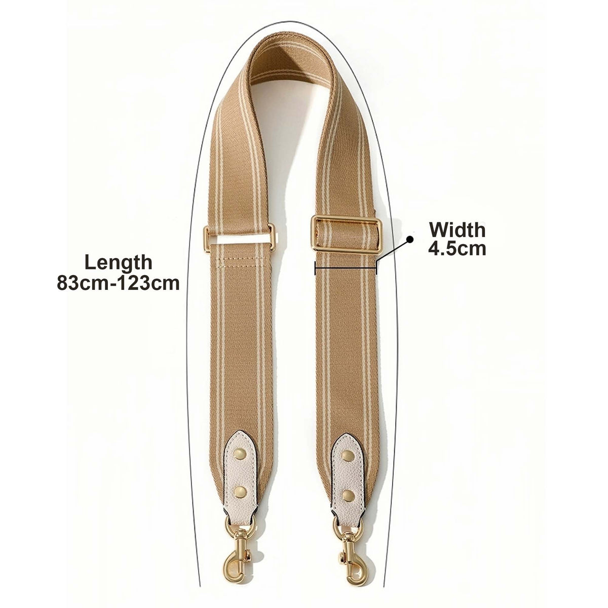 Adjustable Webbing Straps for Tote Bags | 4.5cm Wide – L&S LEATHER