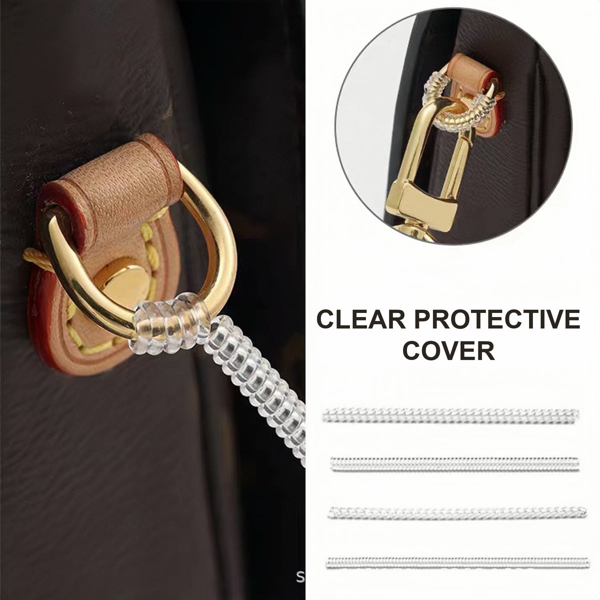 Luxury Handbag Hardware Clear Protective Cover - Prevent Oxidation and ...